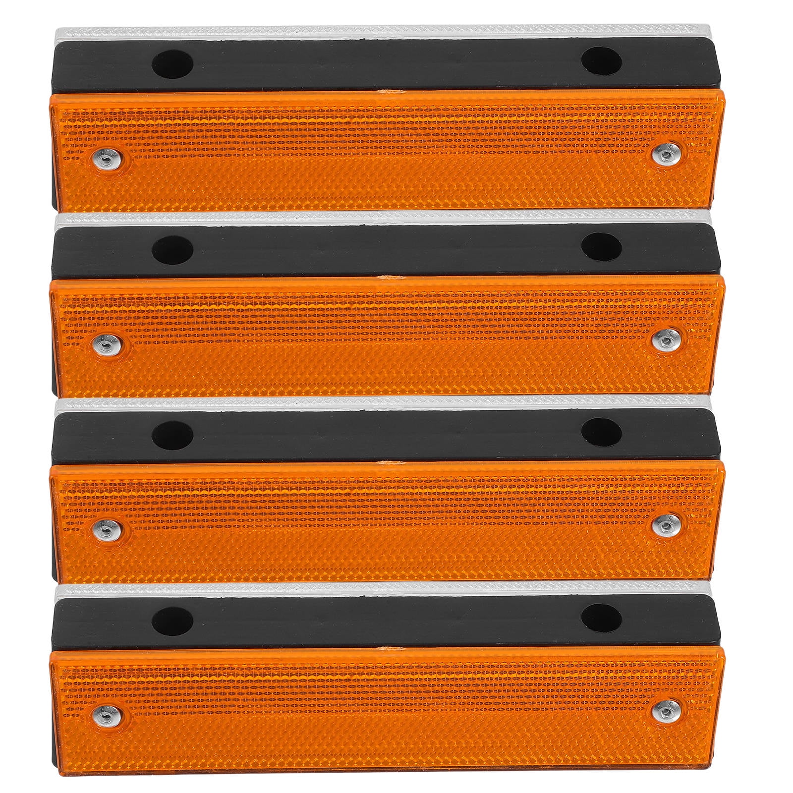 Hemoton 4pcs High Visibility Reflective Road Markers Rectangle Traffic ...
