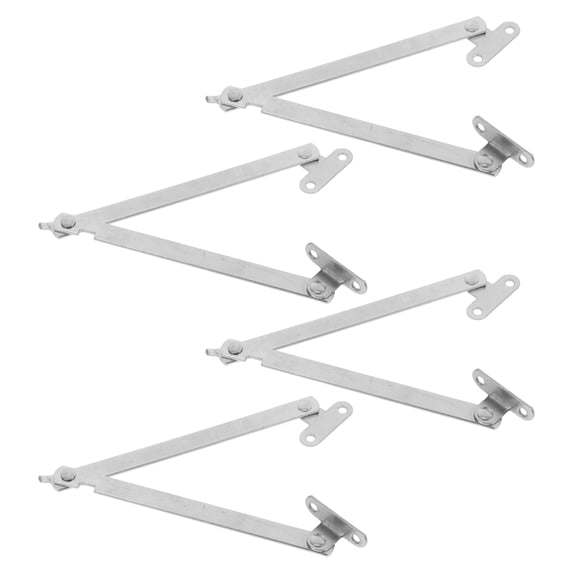 HEMOTON 4pcs Drop Down Cabinet Door Hinges Iron Folding Lid Support for ...