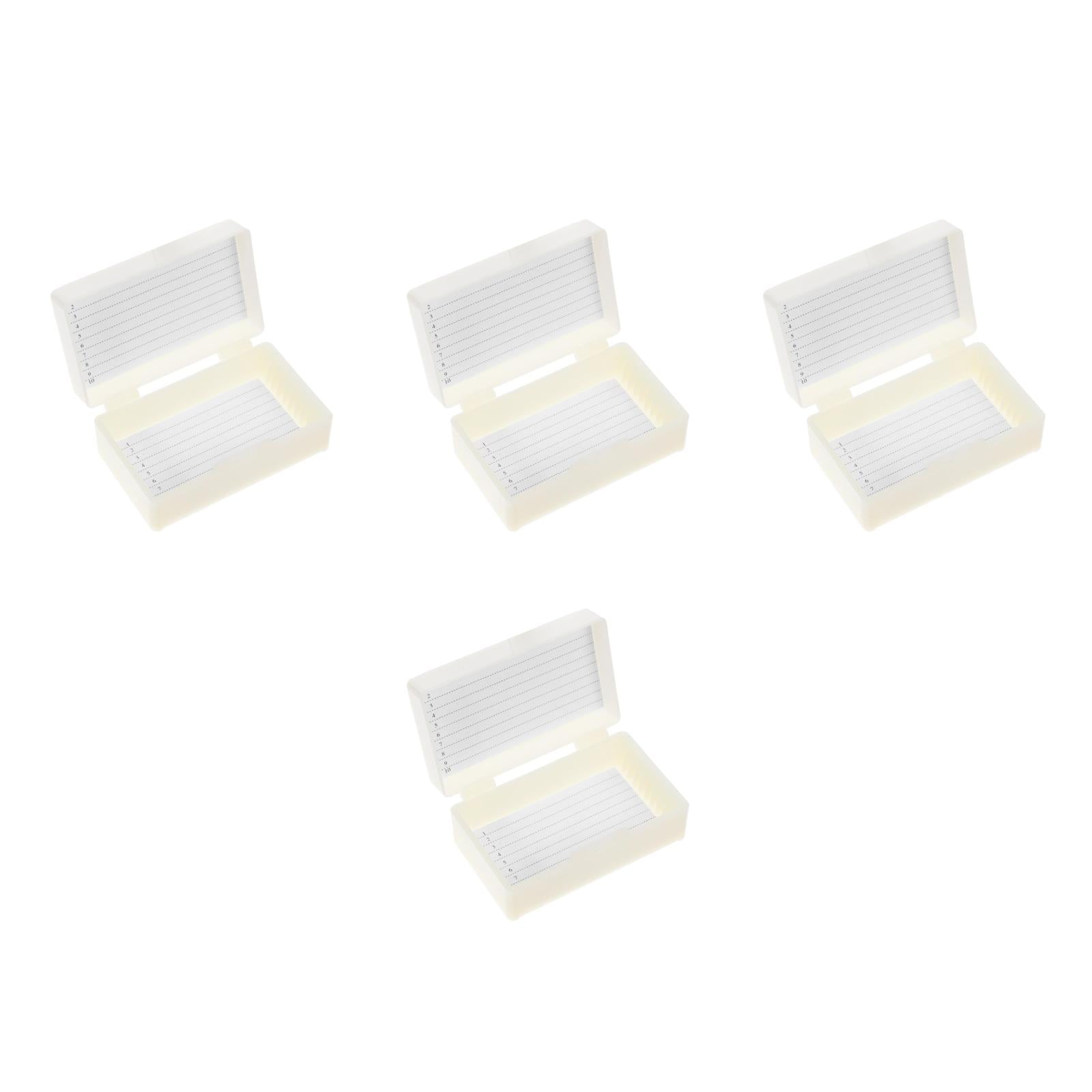 UPGRATOR Microscope Slides Storage File 4Pcs White HIPS Paper For ...