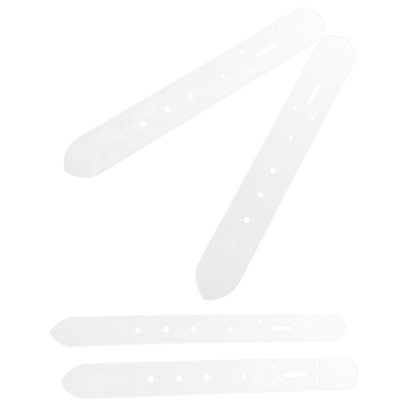 Hemoton 4pcs Leather Stitching Punch Template Belt Craft Tool Leather ...