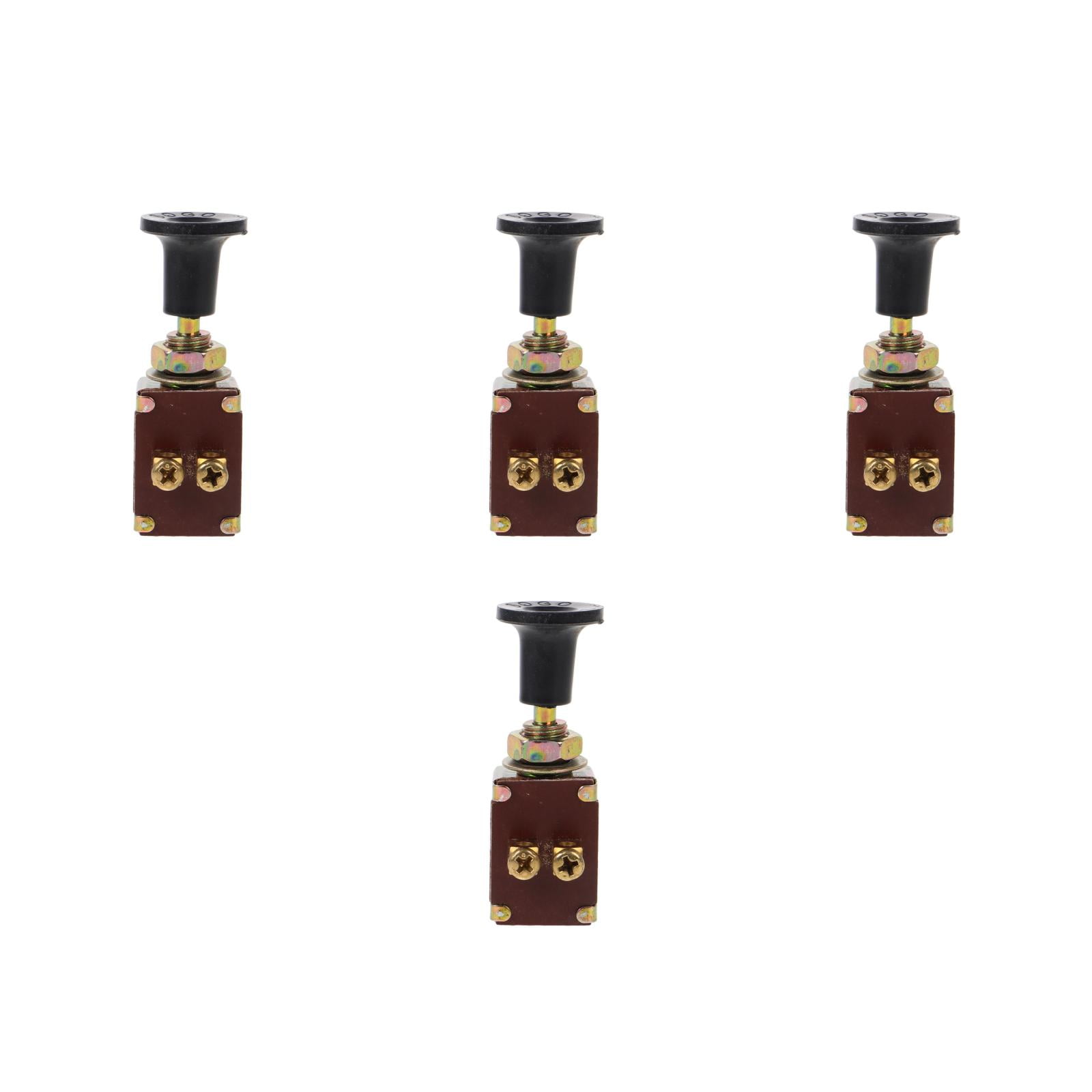 Hemoton 4pcs Light Switch Push Pull Headlight Switch Button 12V 24V Light Switch Accessories for ...