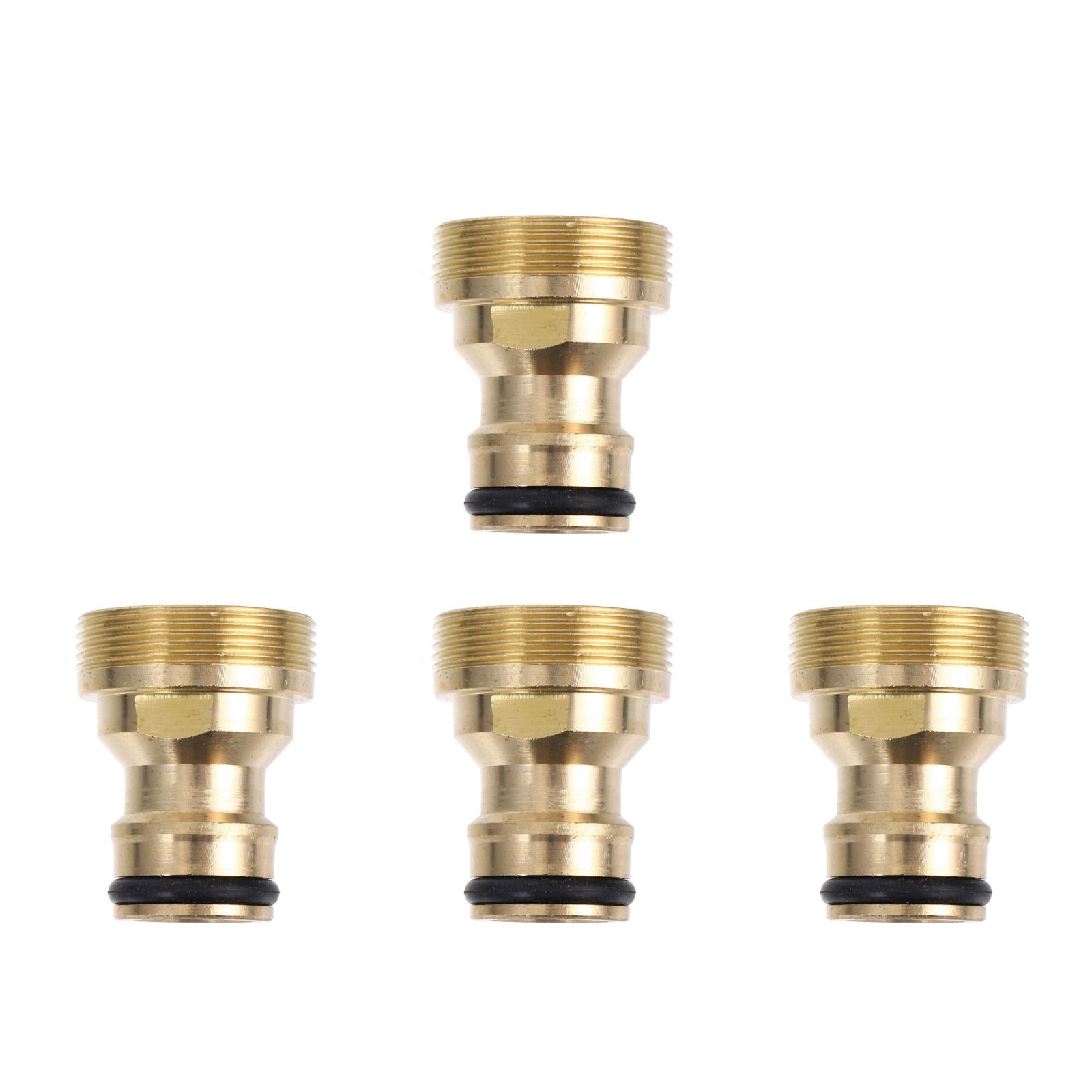Hemoton 4pcs Male Thread Faucet Hose Nozzle Quick Connect Adapter For ...