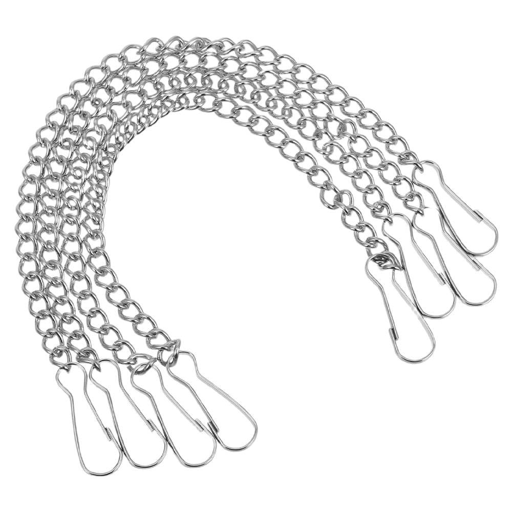 Hemoton 4pcs Metal Hanging Chains For Garden Plants Garden Banner ...