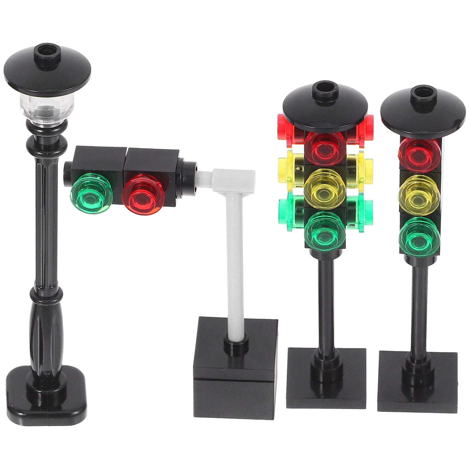 Hemoton 4pcs Mini Traffic Signal Model Toy Kids Educational Traffic ...