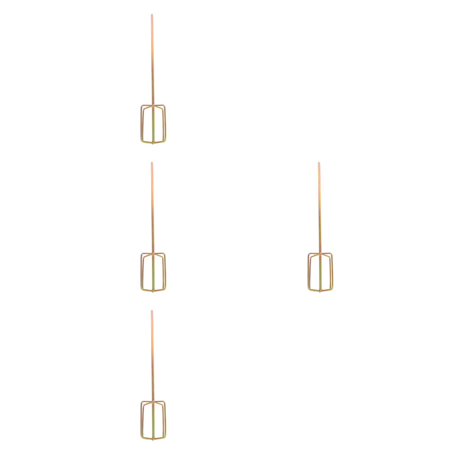 Hemoton 4pcs Mud Mixer Drill Attachment Mixer Cements Electric Concrete ...