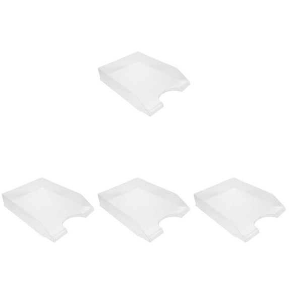 Hemoton 4pcs Office File Storage Box File Case Document Organizer Multi ...