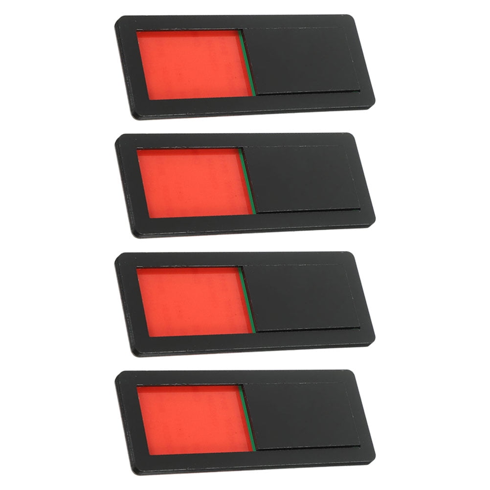 Hemoton 4pcs Office Signs Door Privacy Signs Restroom Occupied Vacant ...