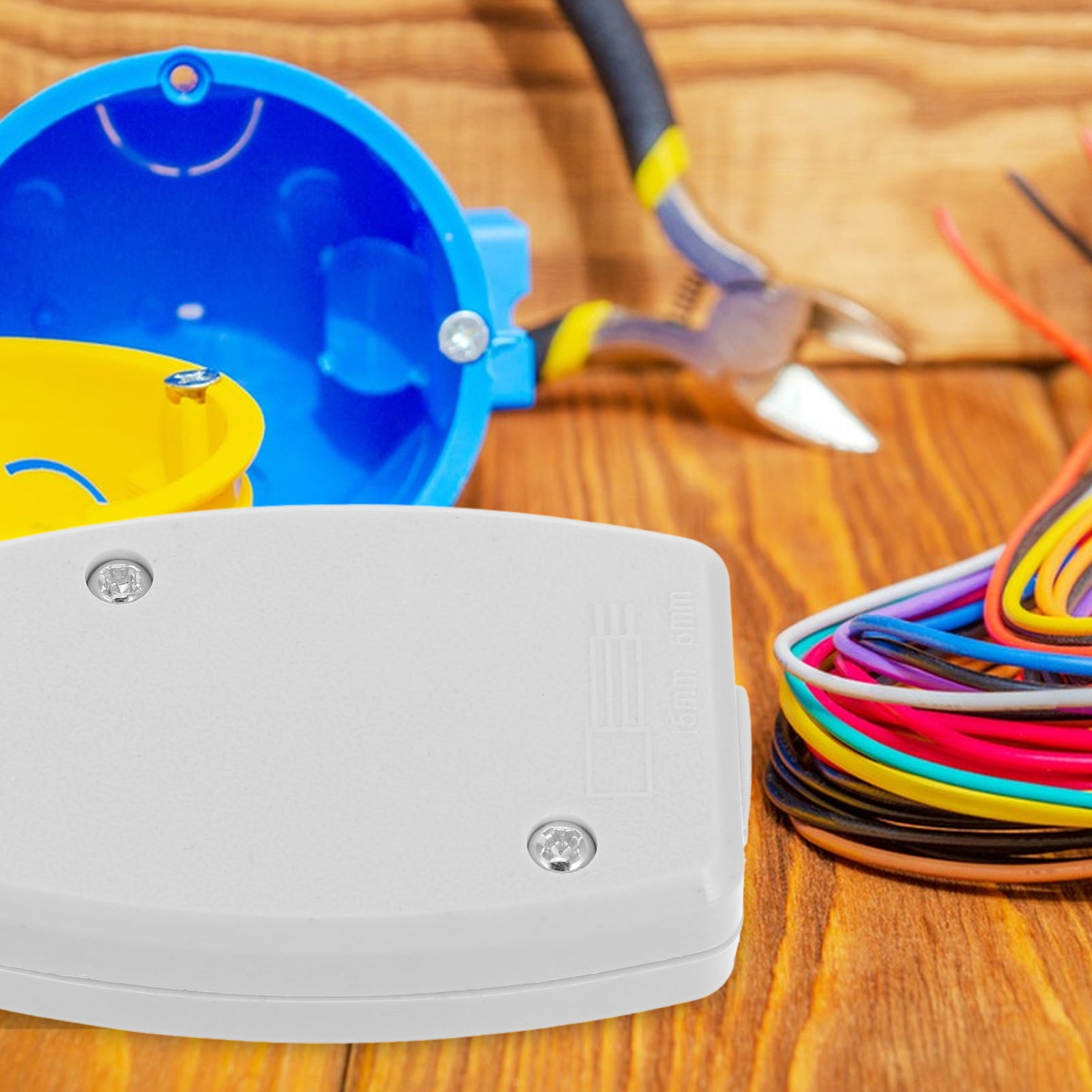 Hemoton 4pcs Outdoor Junction Box Sturdy Plastic Terminal Box For ...