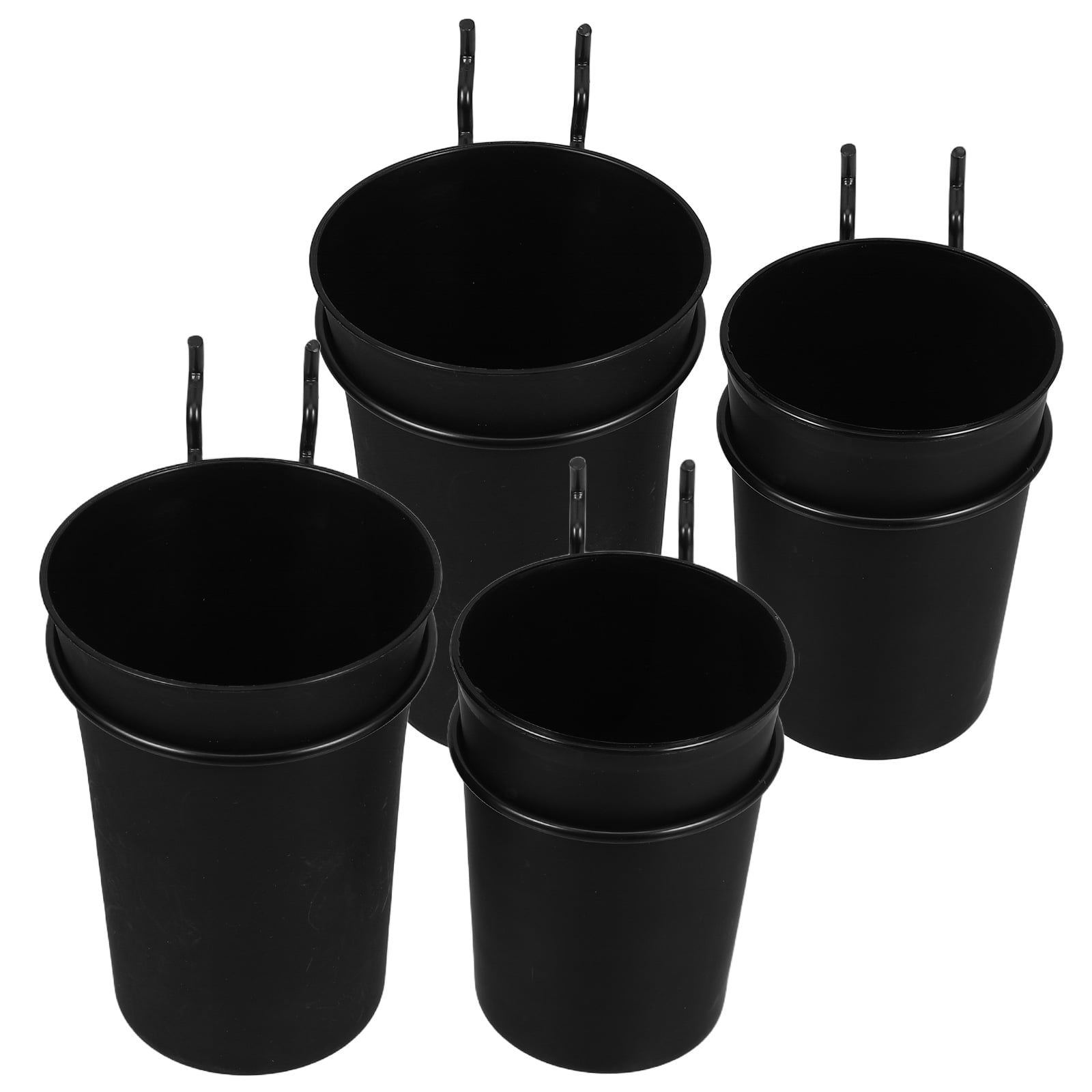 Hemoton 4pcs Pegboard Mounted Storage Bins Peg Board Containers Screw ...