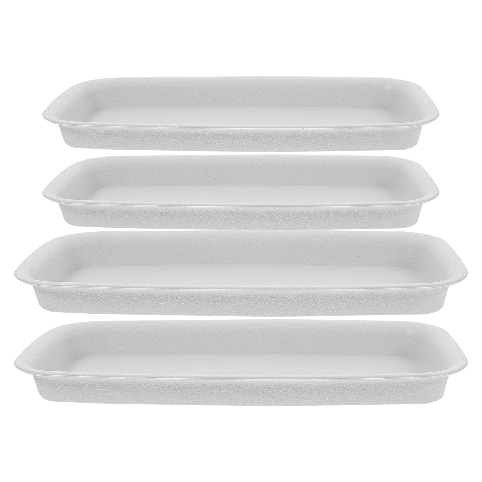 Hemoton 4pcs Plant Trays For Pots And Plant Saucers With Rectangle ...