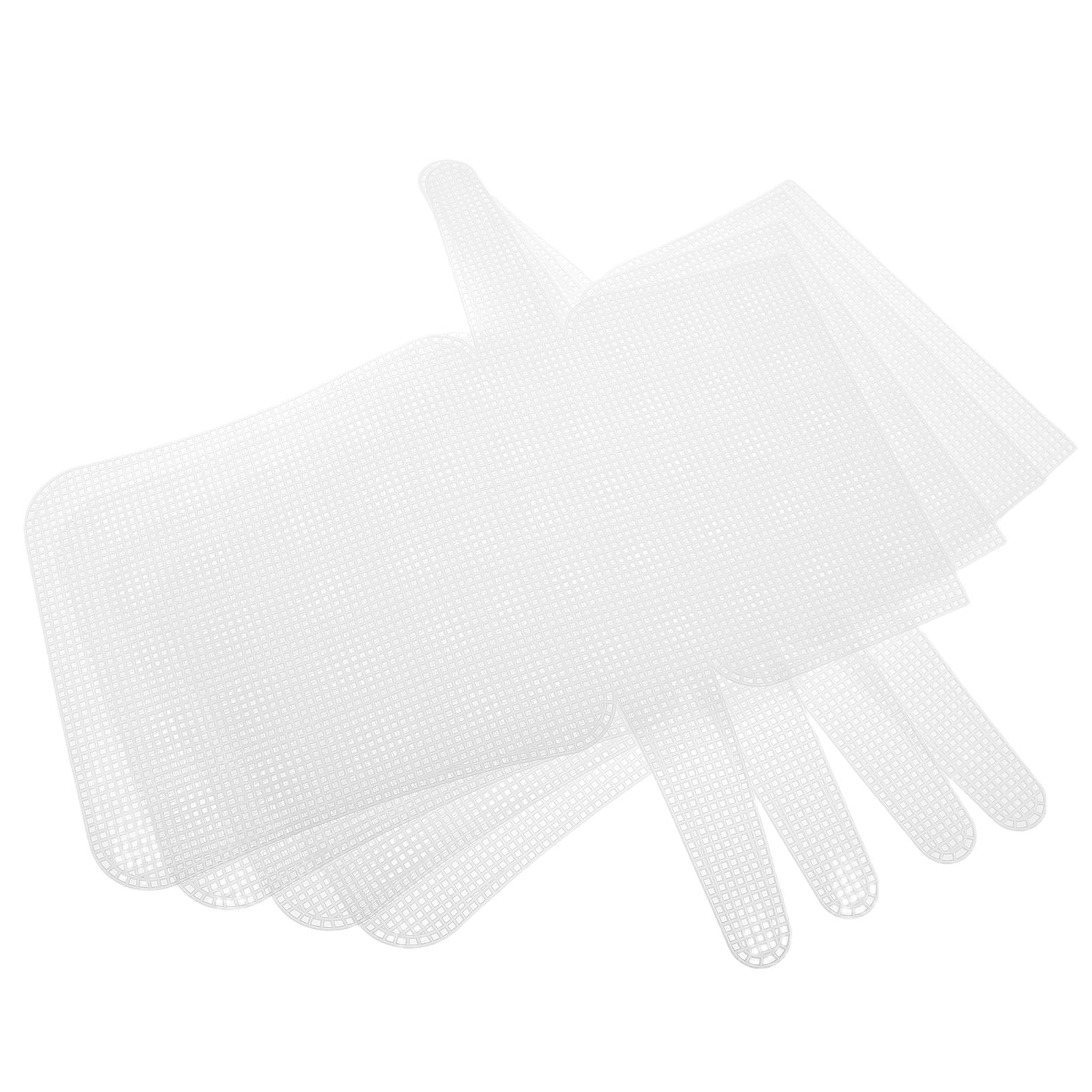 Hemoton 4pcs Plastic Canvas Sheets Plastic Mesh Sheets for Crochet ...
