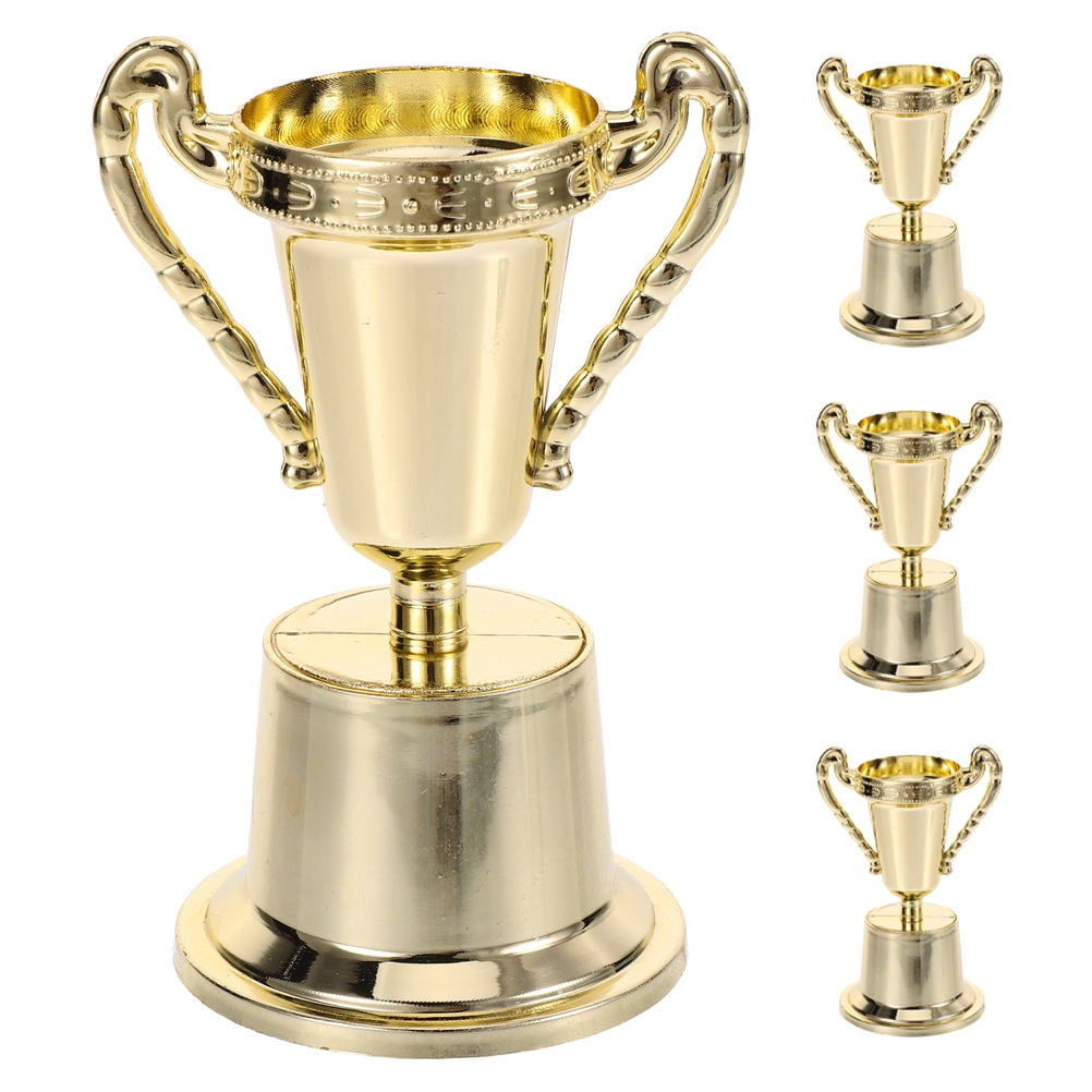 Hemoton 4pcs Plastic Mini Trophy Awards Student Competitions Trophy ...