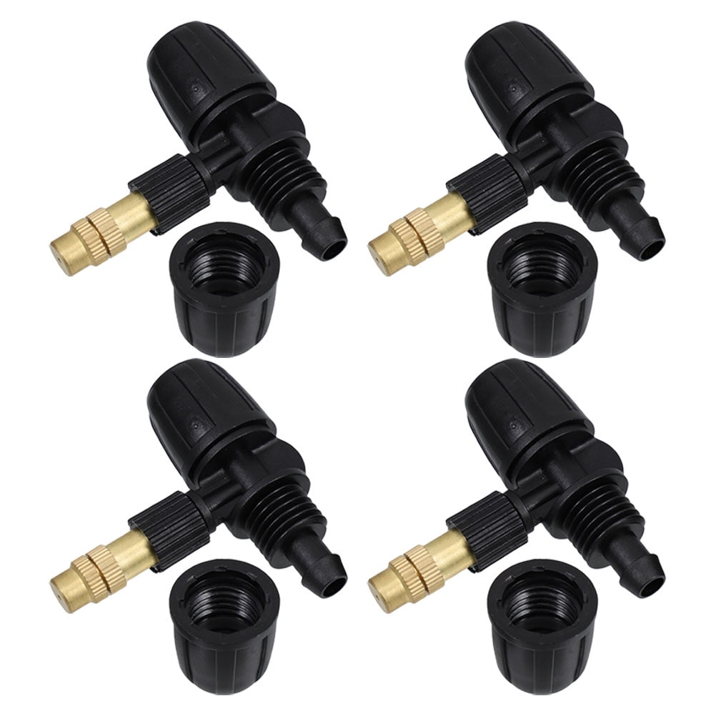 Hemoton 4-Pack Precision Drip Irrigation Nozzles Atomizing Misting ...
