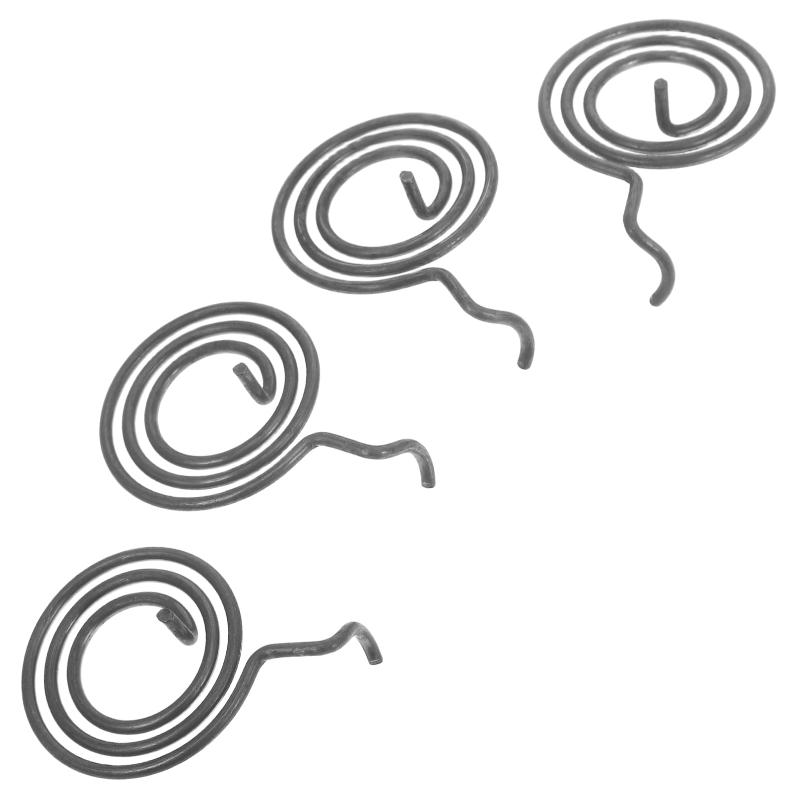 Hemoton 4pcs Replacement Iron Return Spring for Door Handle Spiral Turn ...