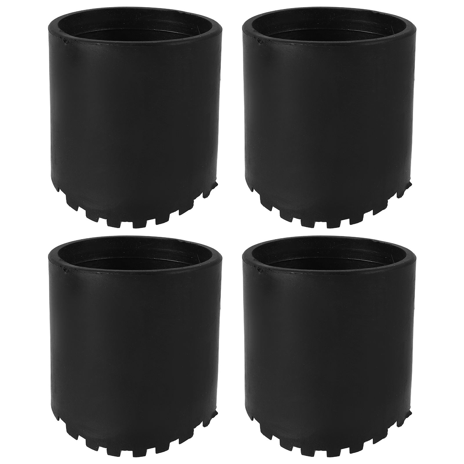Hytrove Sleek Design Ladder Feet Rubber Pads Black 4Pcs 2.3X2.0X2.0in ...