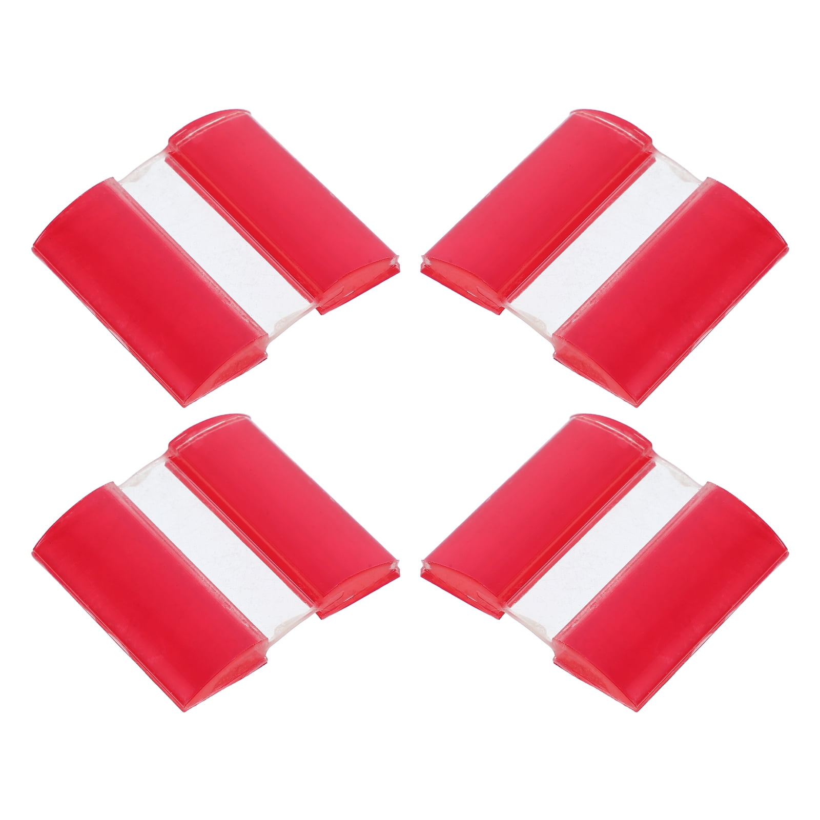 HEMOTON 4 Pack Transparent Acrylic Self Adhesive Hinges for Furniture ...