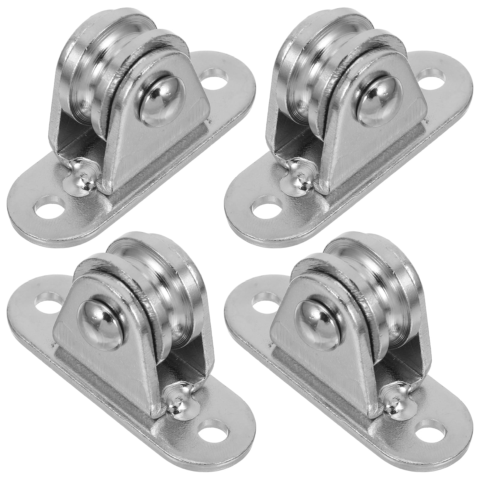 HEMOTON Raindrops 4pcs Small Silent Pulley Block with Single Pulley and ...