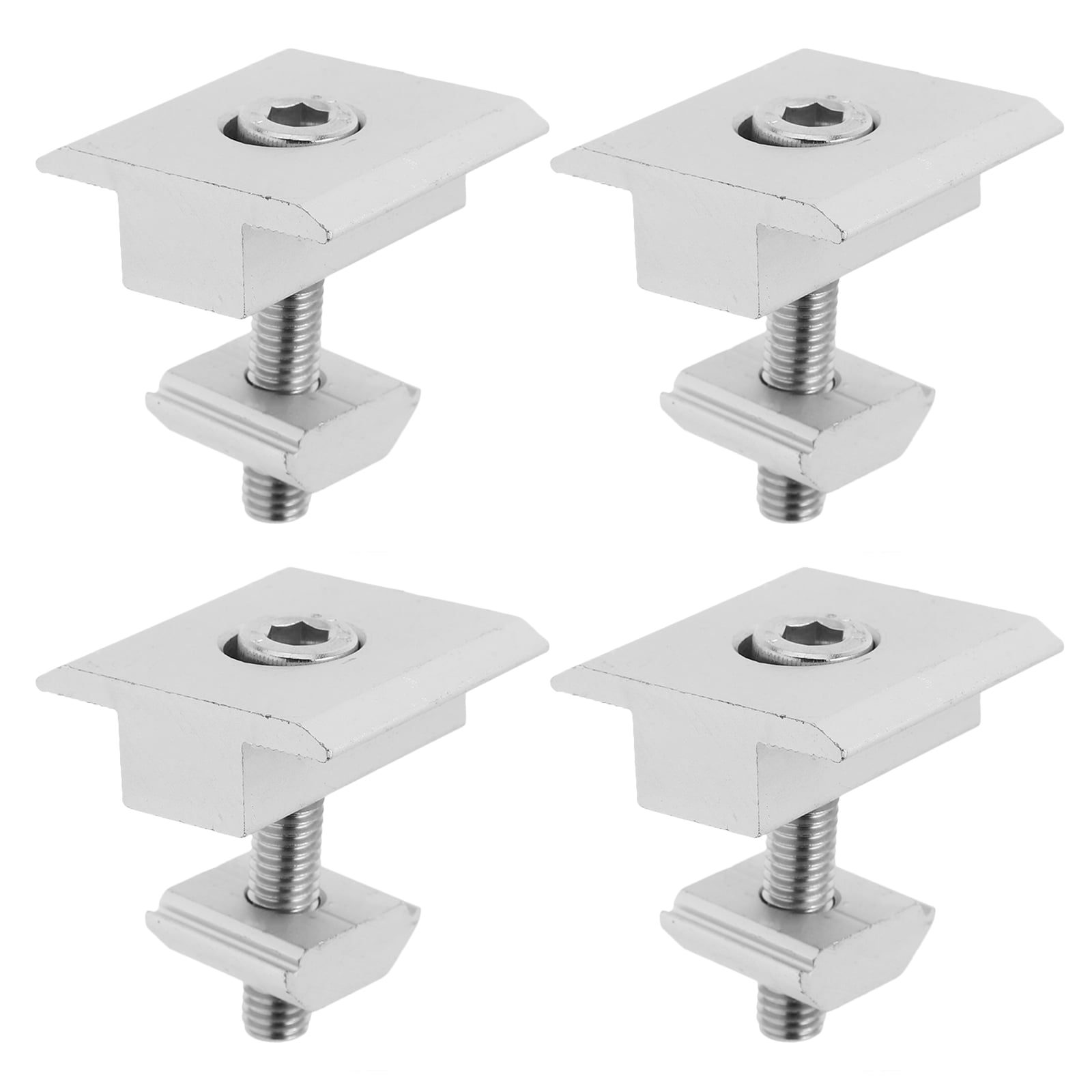 Hemoton 4pcs Solar Panel Mounting Z Brackets with Nuts and Bolts RV ...