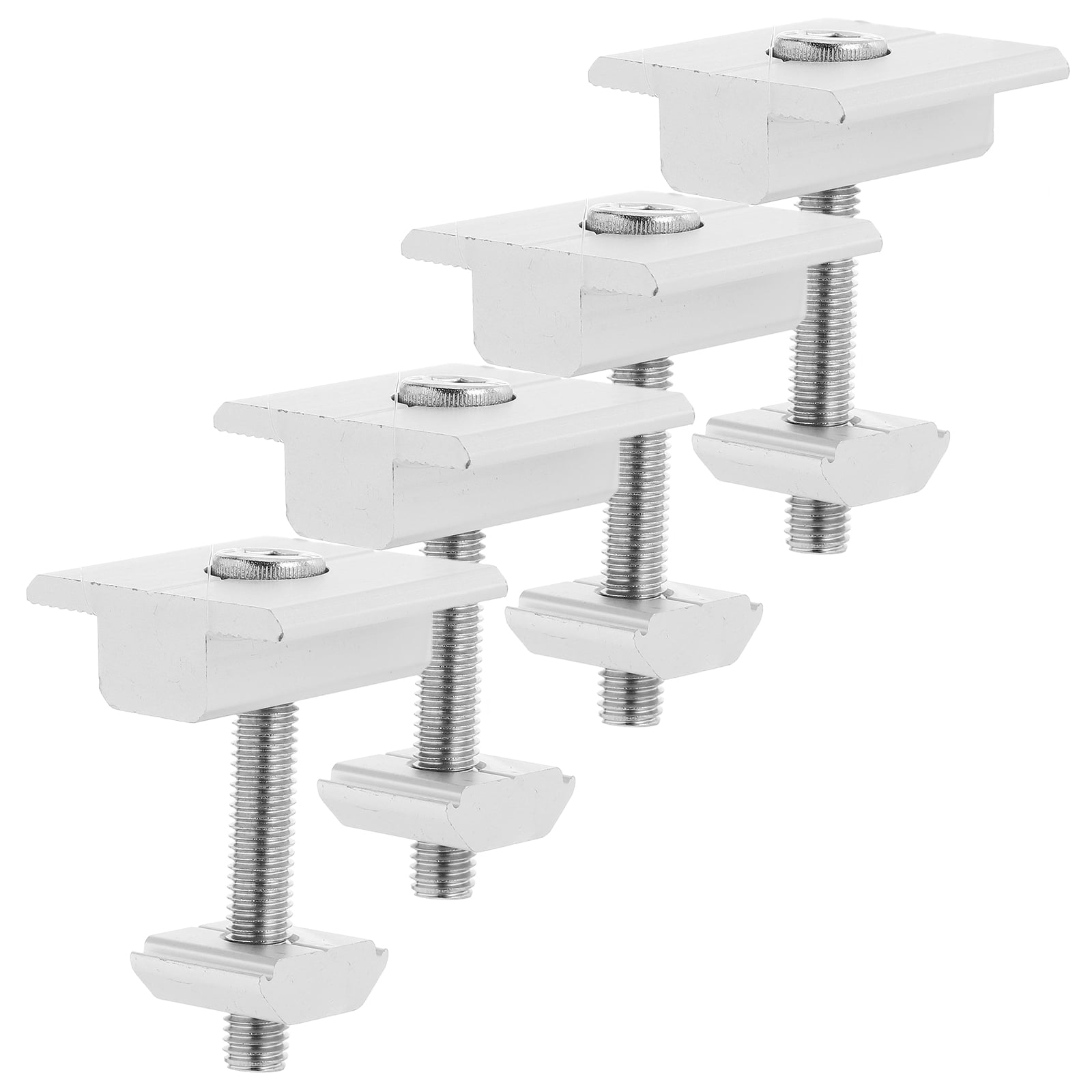 Hemoton 4pcs Solar Panel Mounting Z Brackets with Nuts and Bolts RV ...
