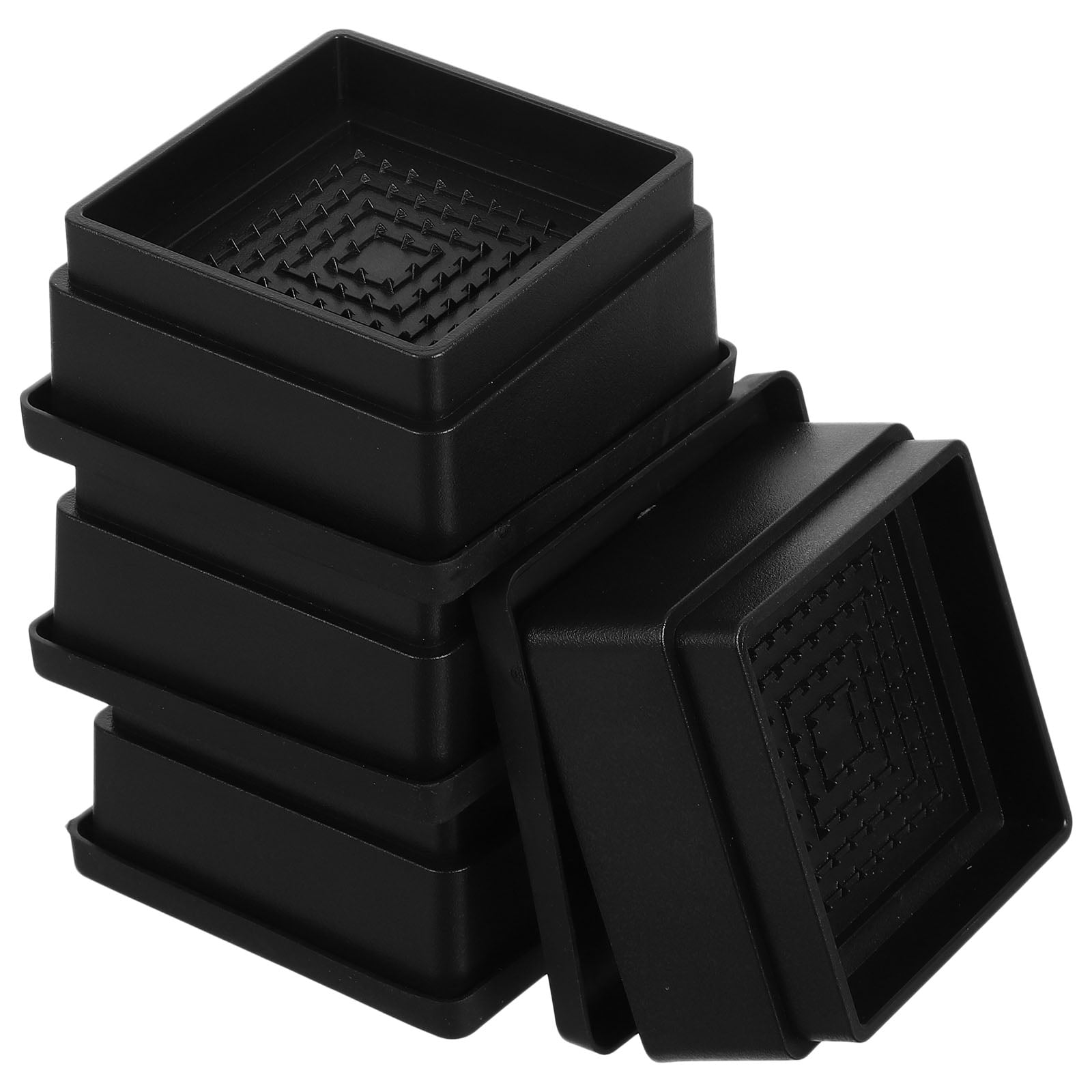 DEEPCRAFF Furniture Risers Rubber for Elderly 4Pcs 3.07X3.07X1.57In ...