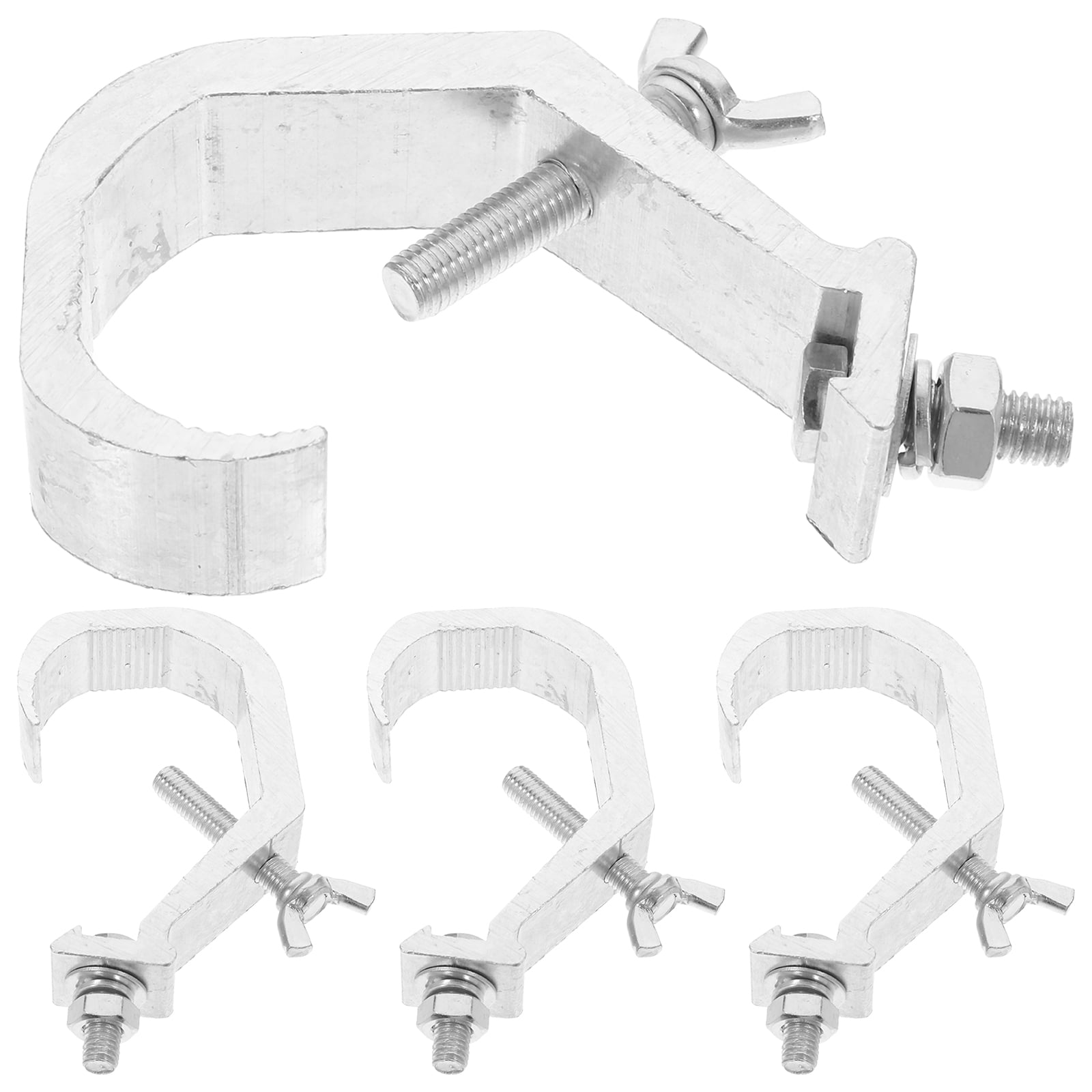 Hemoton 4pcs Stage Light Clamp Hooks Metal Truss Clamps Truss Clamp ...