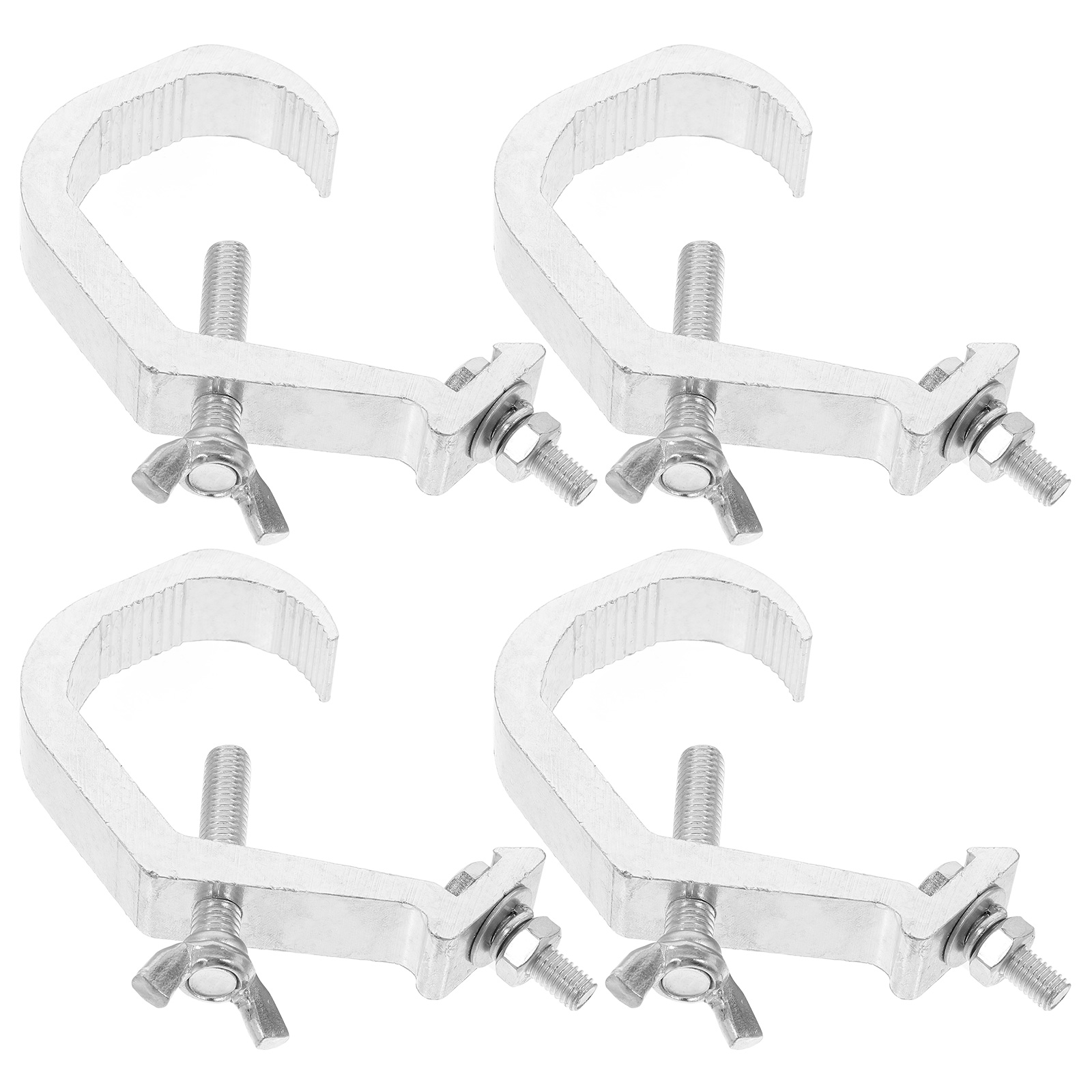 Hemoton 4pcs Stage Light Clamp Hooks Metal Truss Clamps Truss Clamp ...