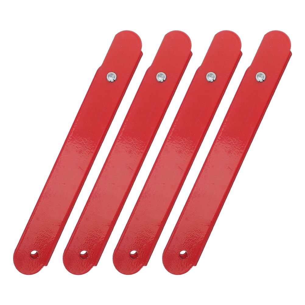 RENACLIPY Durable Red Ladder Hinges, Aluminum Alloy, Folding Design for ...