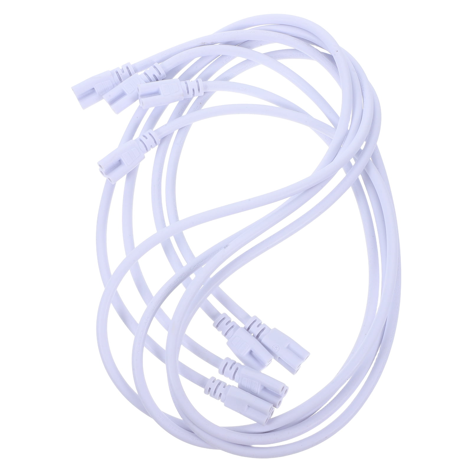 Hemoton 4pcs T5/T8 Connecting Wire Double-ended 3-Pin LED Integrated ...