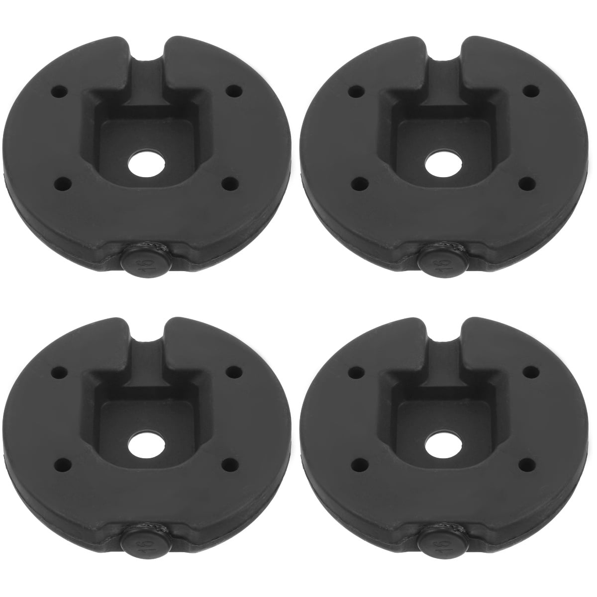 Hemoton 4pcs Table Lamp Base Iron Loader Table Lamp Accessory Desktop ...