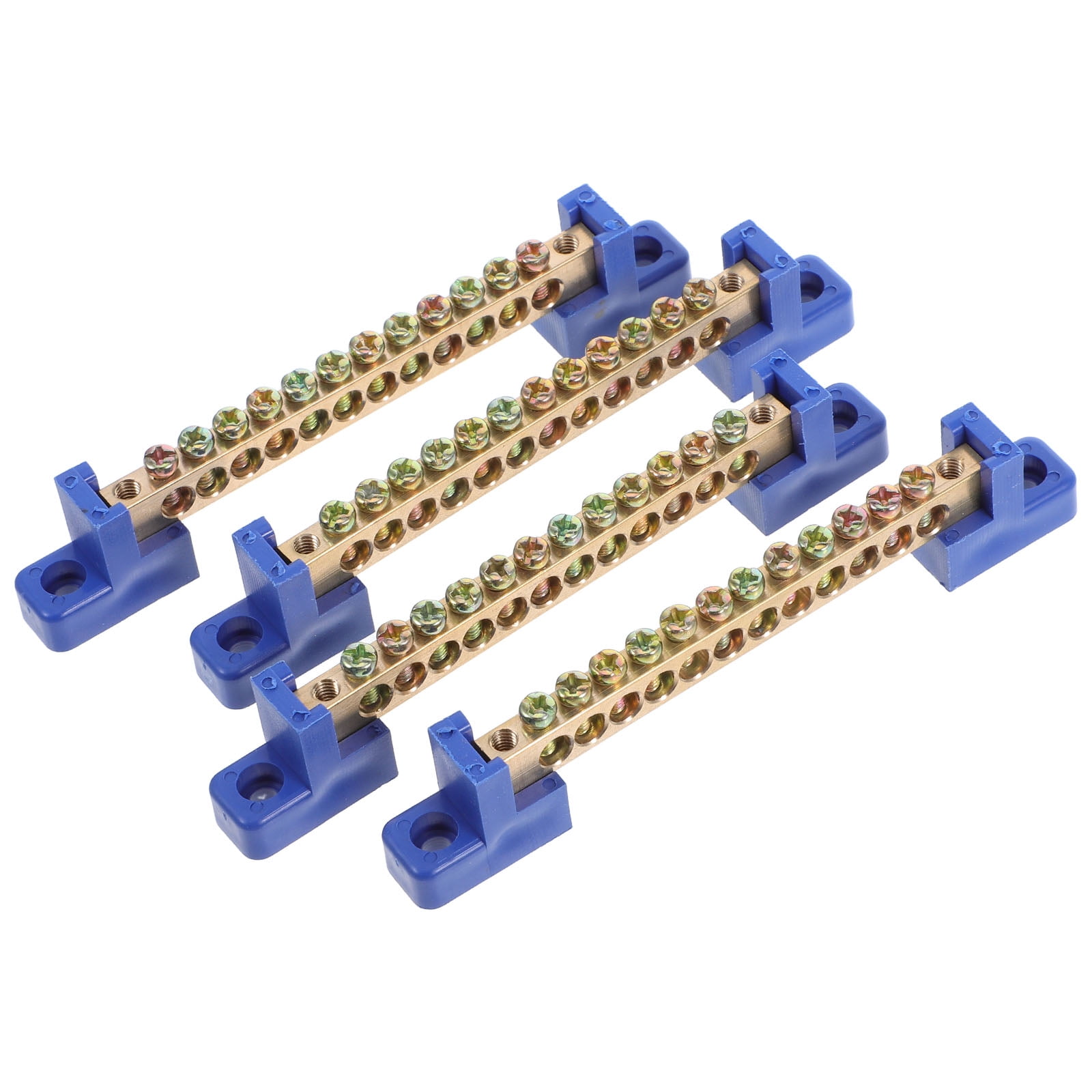 Hemoton 4pcs Terminal Ground Bar Terminal Bus Bar Terminal Block ...