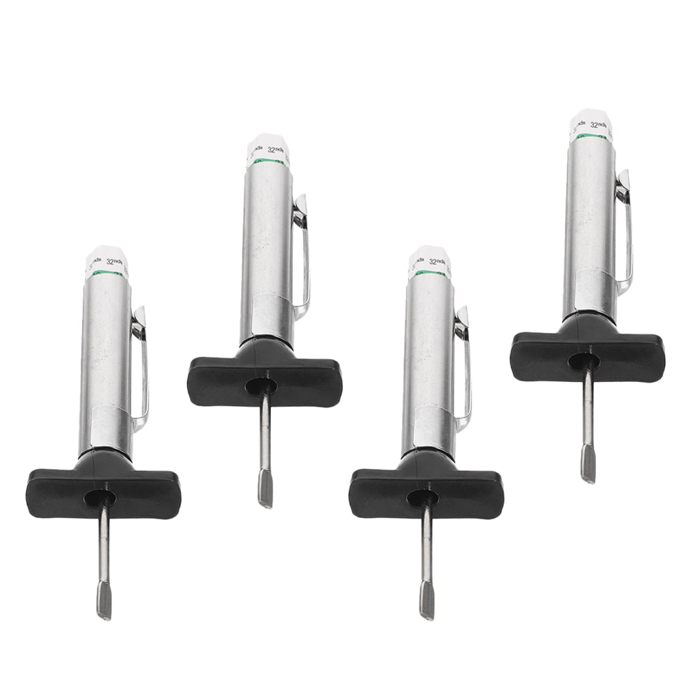 Hemoton 4pcs Tire Depth Gauges Tire Measure Tool Tire Tread Depth Gauge ...