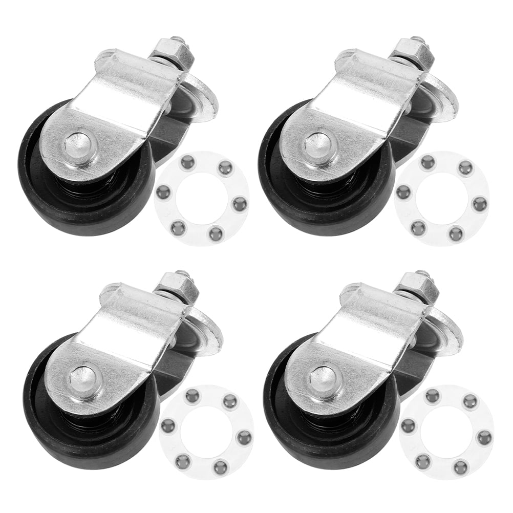 Hemoton 4pcs Trailer Jack Caster Wheel Removable Caster For (For 2 Ton ...