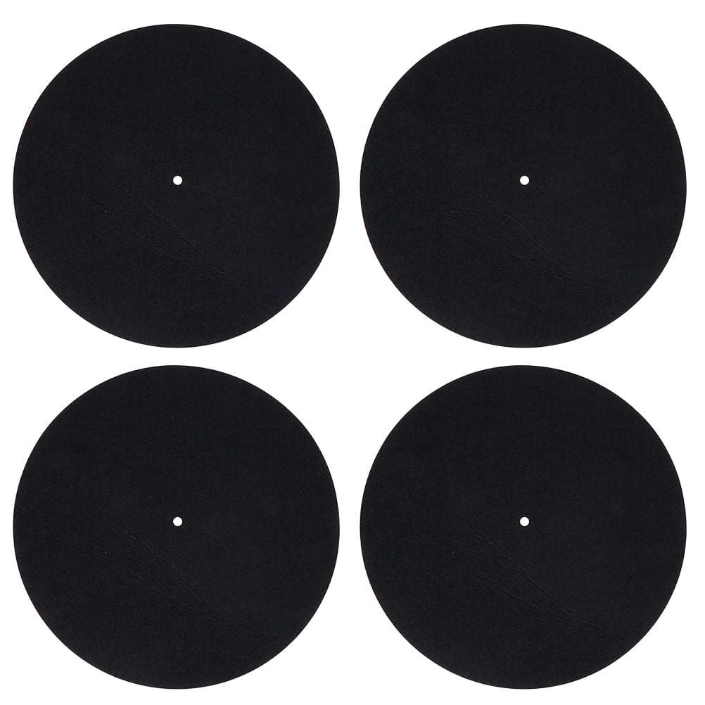 Hemoton 4pcs Turntable Platter Mat Anti-Static Felt Mat for Vinyl Record Players - Walmart.com