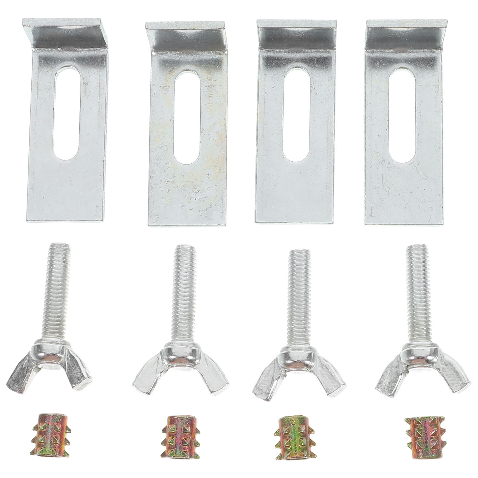 Hemoton 4pcs Undermount Sink Brackets Bathroom Basin Mounting Kit Heavy ...