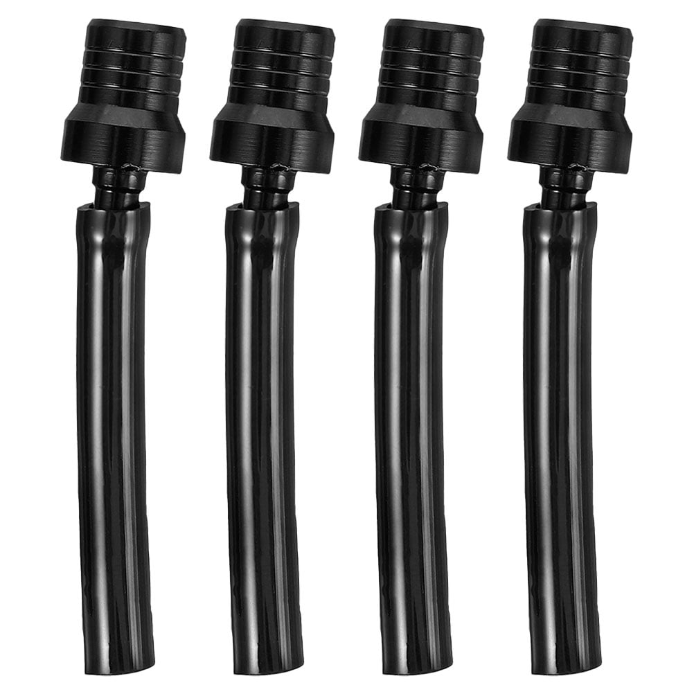 Hemoton 4pcs Universal Motorcycle Gas Cap Vent Tube Black Breather Hose ...