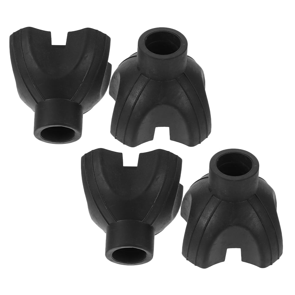 Hemoton 4pcs Walking Cane Tips Replacement for Elderly Non Skid Rubber Walking Cane Tips for ...