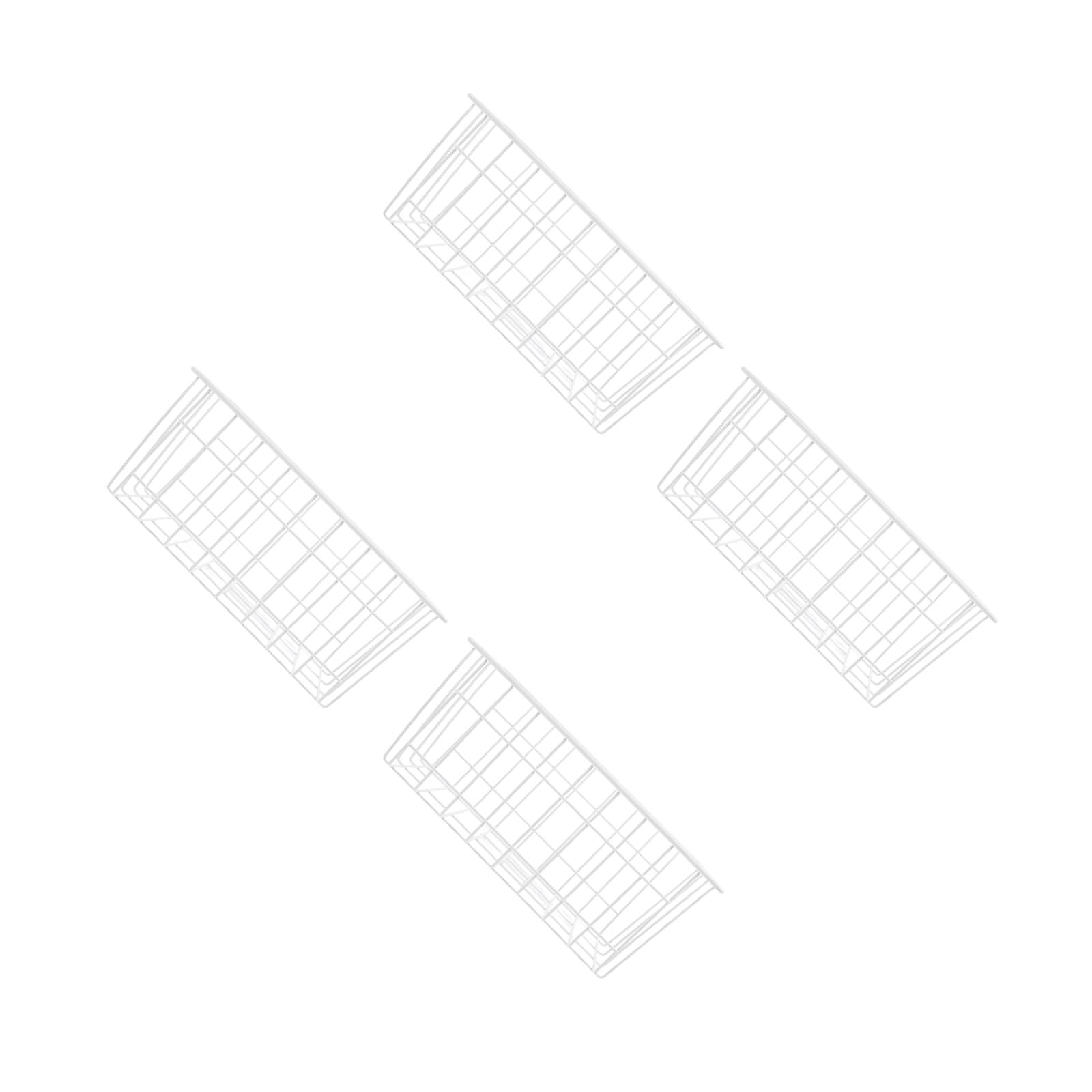 Hemoton 4pcs Wall-Mounted Freezer Storage Rack High Capacity Freezer ...