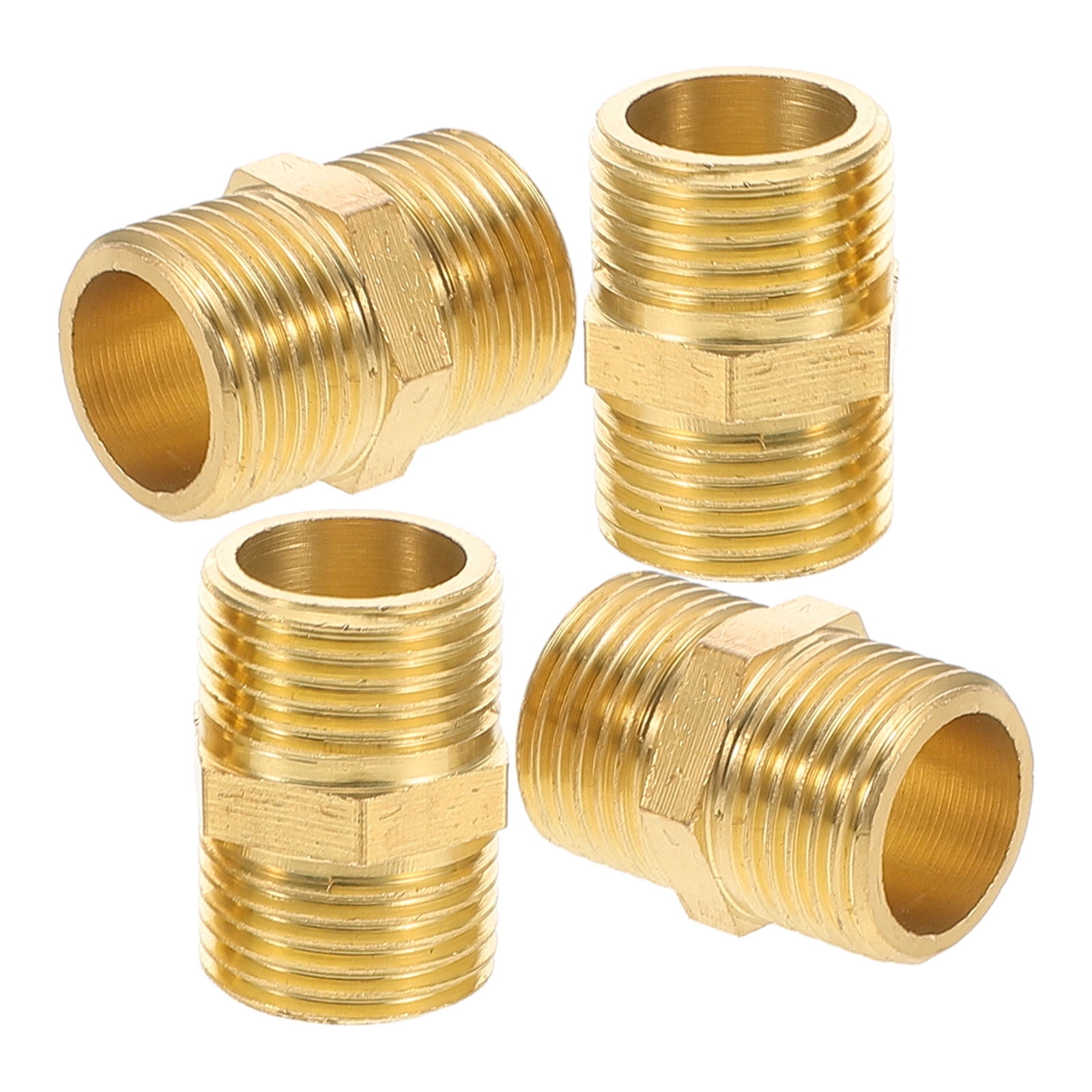 Hemoton 4pcs Water Hose Adapter Brass Hose Connectors with Dual Swivel ...