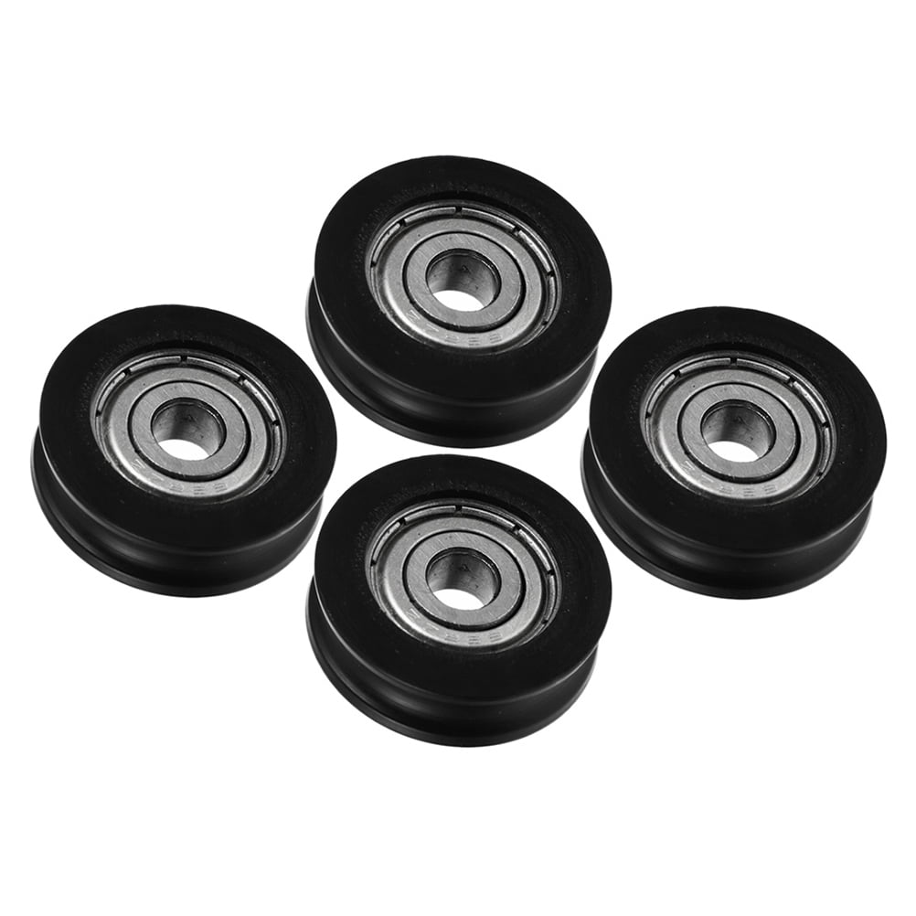 Hemoton 4pcs Doors Pulley Wheels Sliding Door Nylon Pulley Window ...