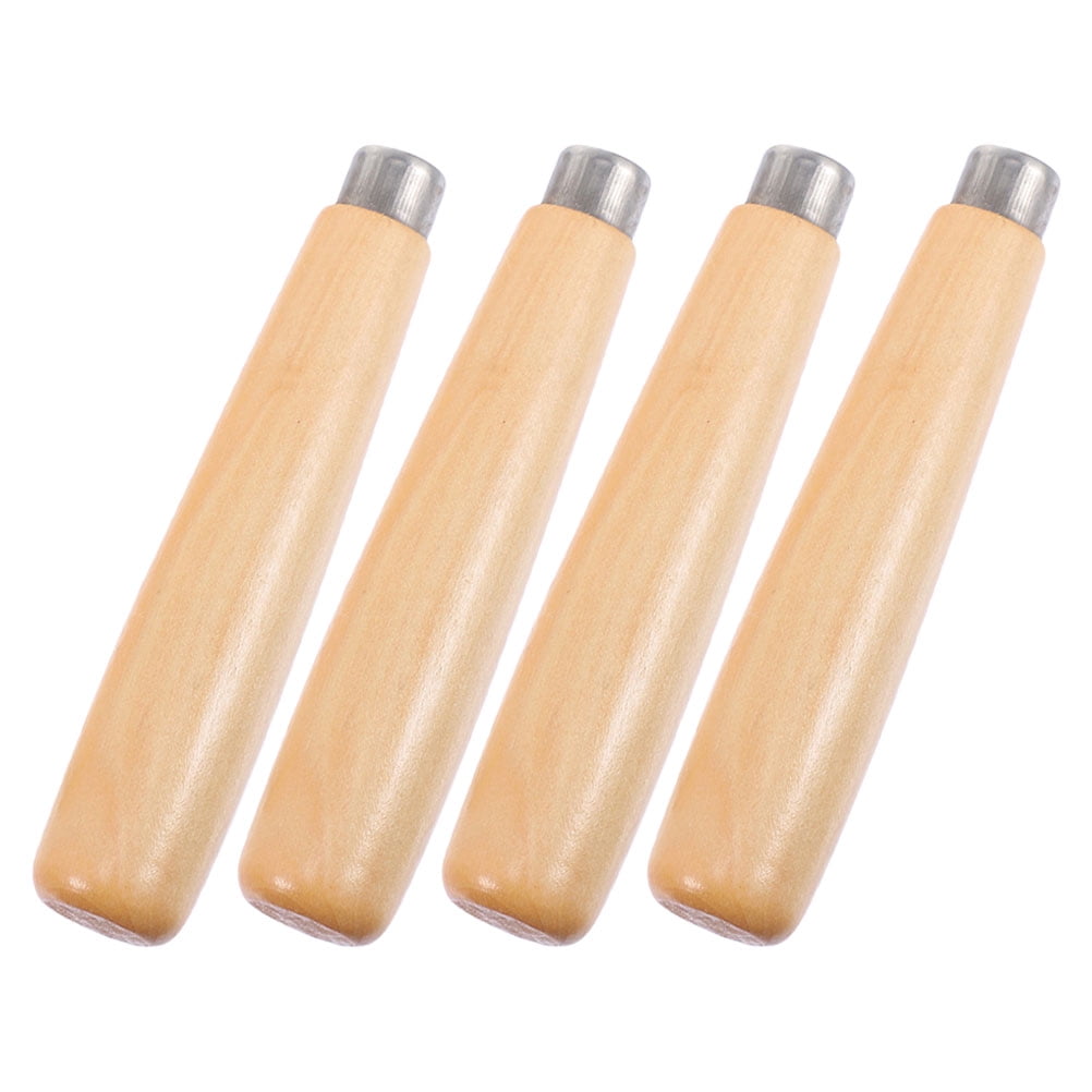 Hemoton 4pcs Wood File Handle Replacements For Woodworking Tool Handle ...