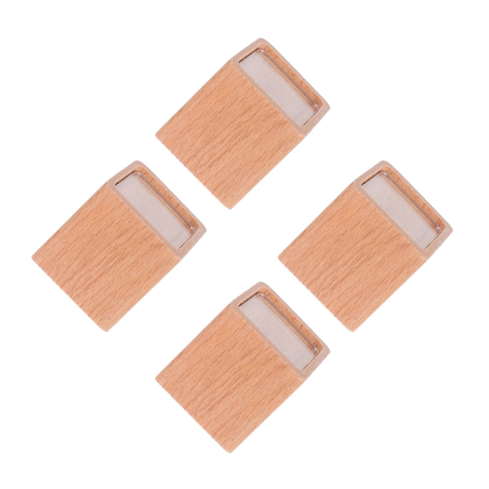 UPGRATOR Display Price Tag Stand Khaki Wood For Supermarkets 4Set 1 ...