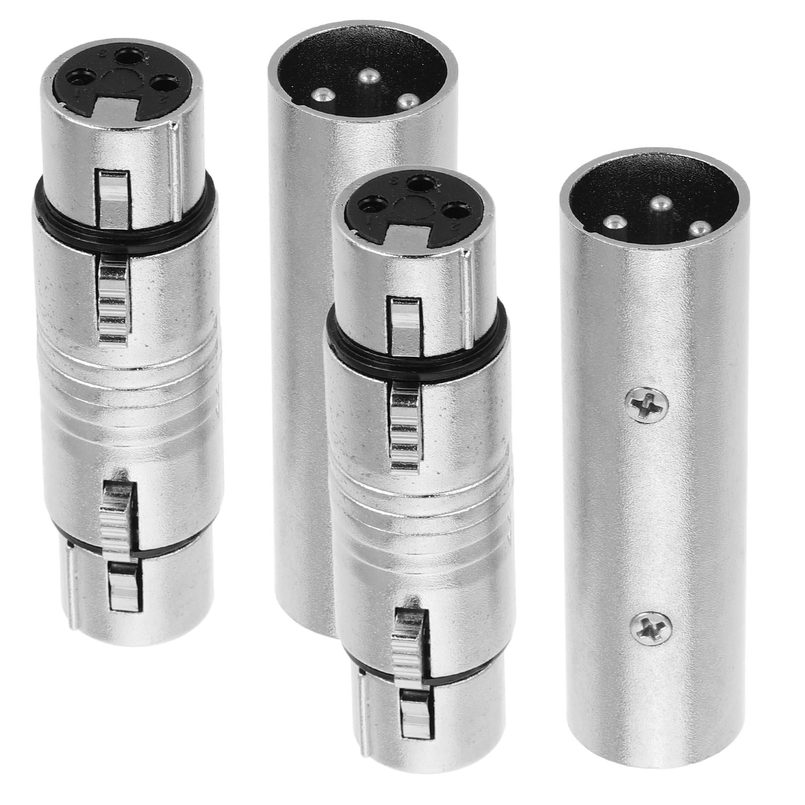 Hemoton 4pcs XLR Adapter Kit XLR Male to Male and Female to Female ...