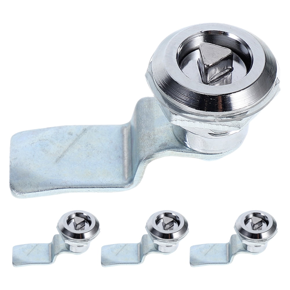Hemoton 4pcs Zinc Alloy Cam Lock For Cabinets And Drawers Triangle Key ...