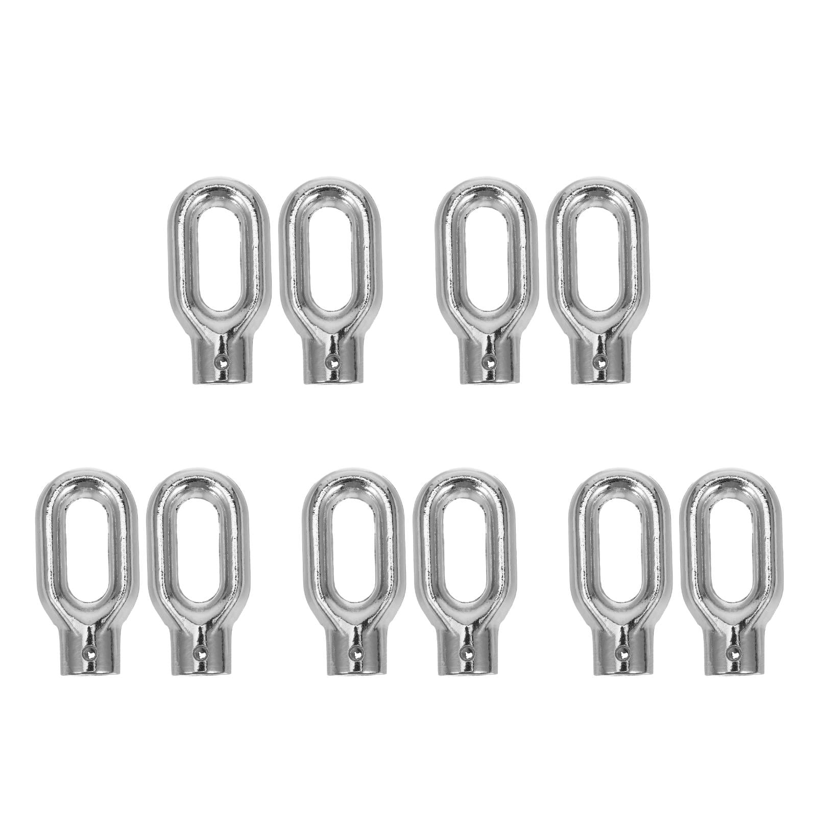 Hemoton 5 PCS Outdoor Canopy Rings Retractable Awning Hangers Silver ...