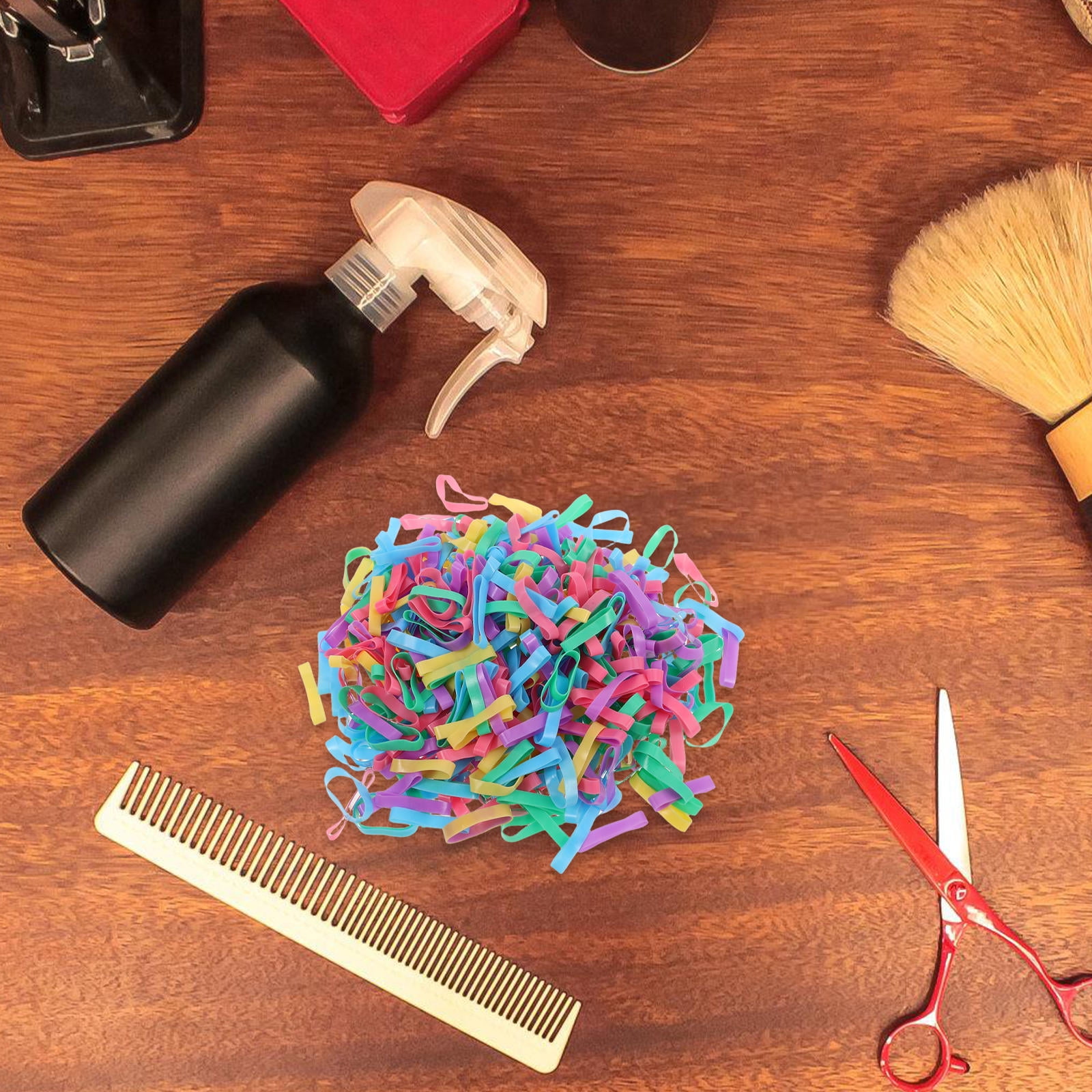 Hemoton 5 Pack Mini Rubber Bands Soft Elastic Bands Colored Small Tiny ...