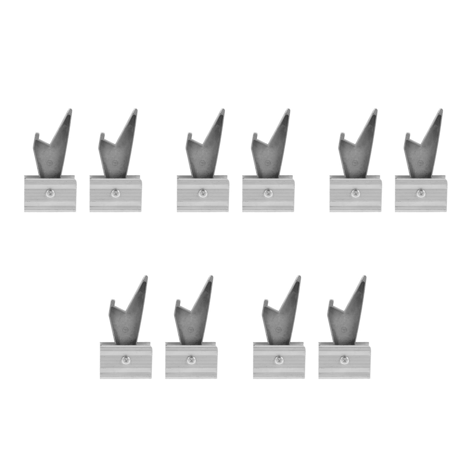 Hemoton 5 Pairs Aluminum Extension Replacement Rung Lock Kit Aluminum ...