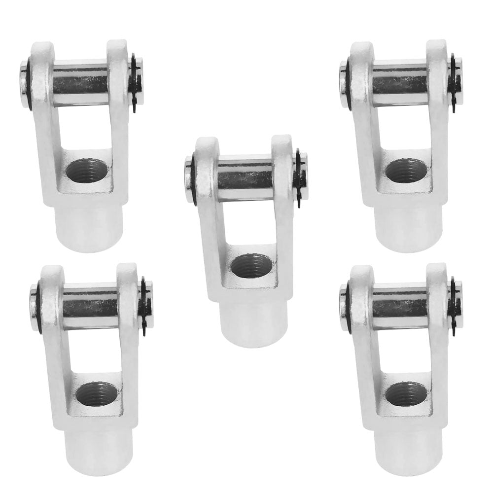 Hemoton 5 Pieces Air Cylinder Connectors with Female Thread Clevis End ...