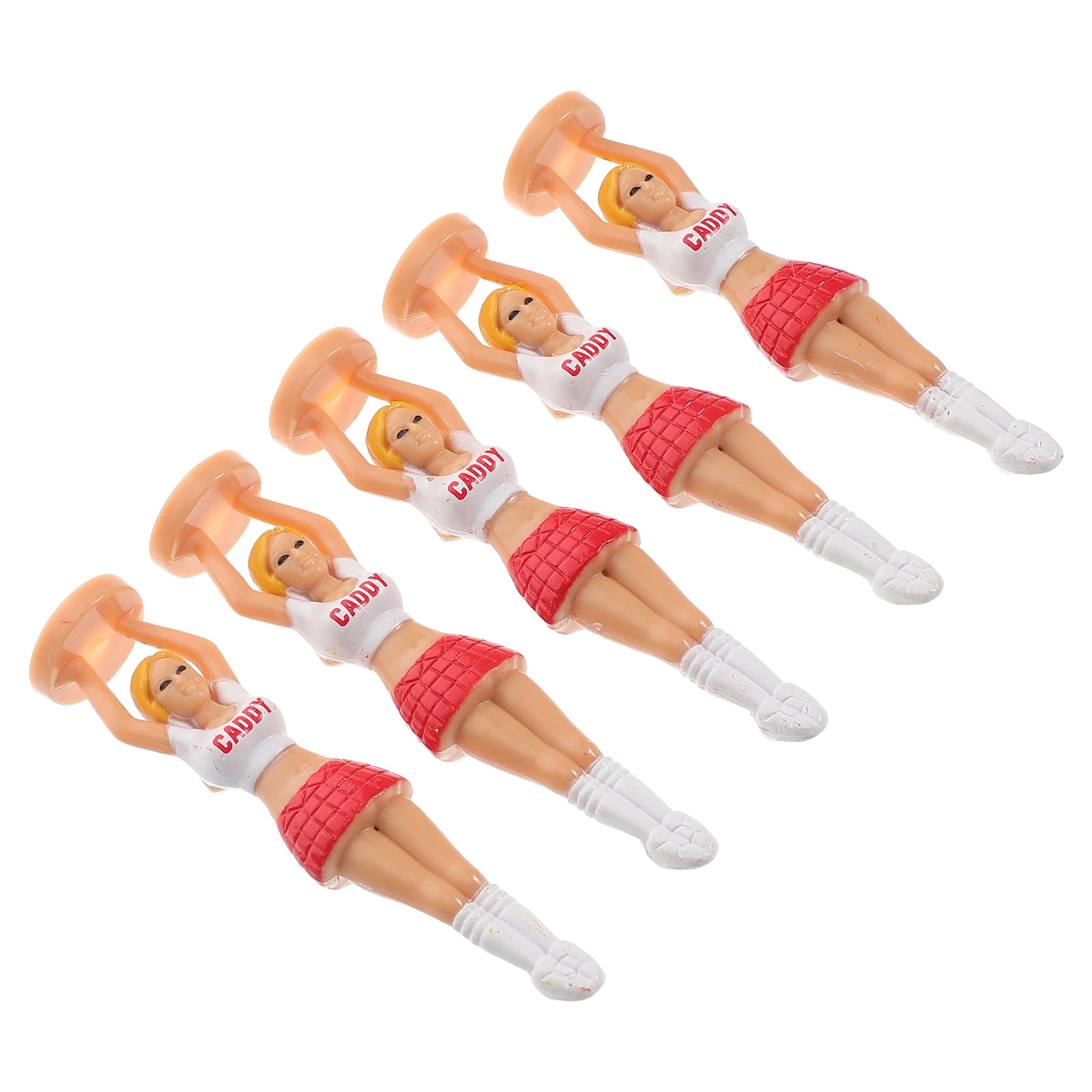 Hemoton 5 Pcs Golf Tees Bikini Girls Funny Golf Tees Golf Ball Nail ...