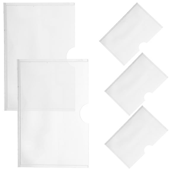 HEMOTON Clear Acrylic Card Holder for Display Suitable for School Home ...