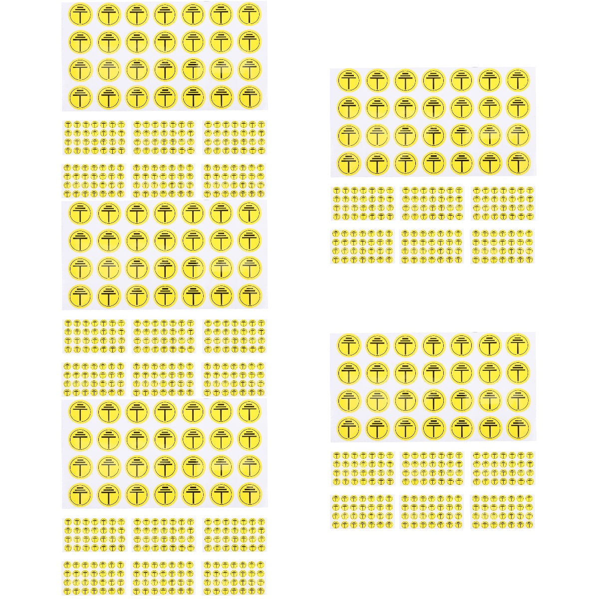 Hemoton 5 Sets Grounding Safety Decals Equipment Warning Decals ...